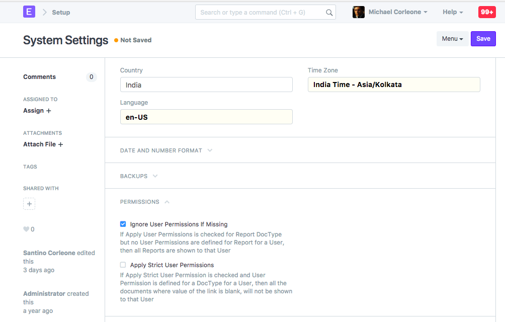 General Ui Fixes For Permissions · Issue 12531 · Frappe Erpnext · Github