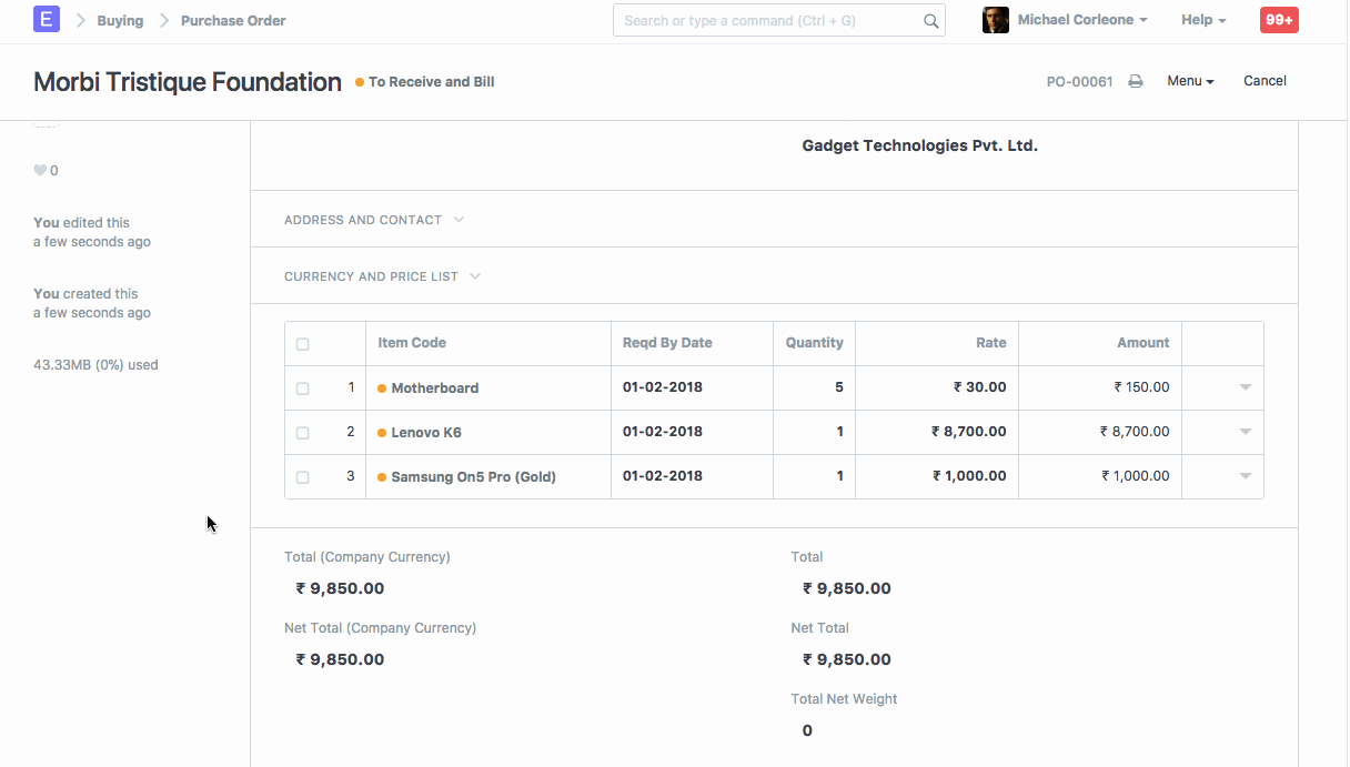 Add to invoice by item as well as Purchase Order · Issue #12623 ...