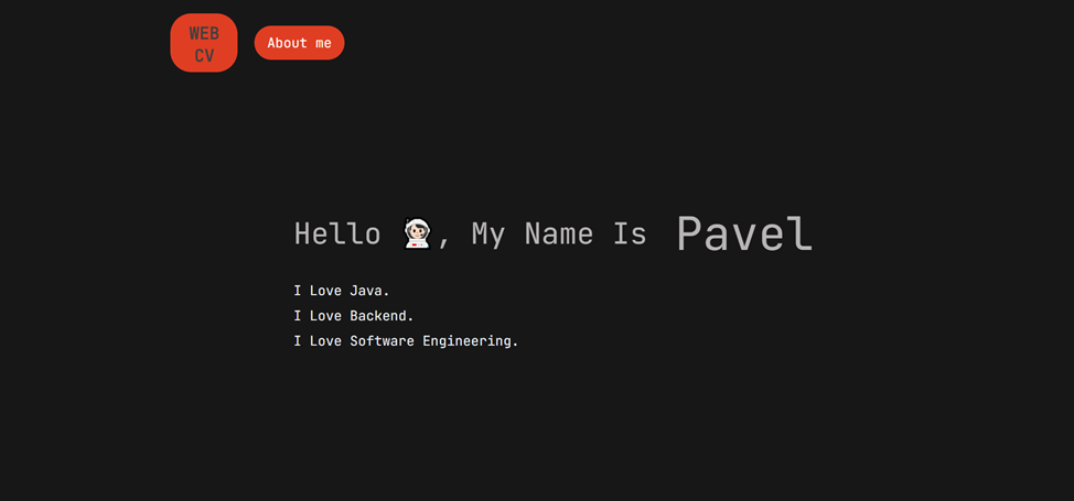 GitHub - pvkvetkin/WEB-CV