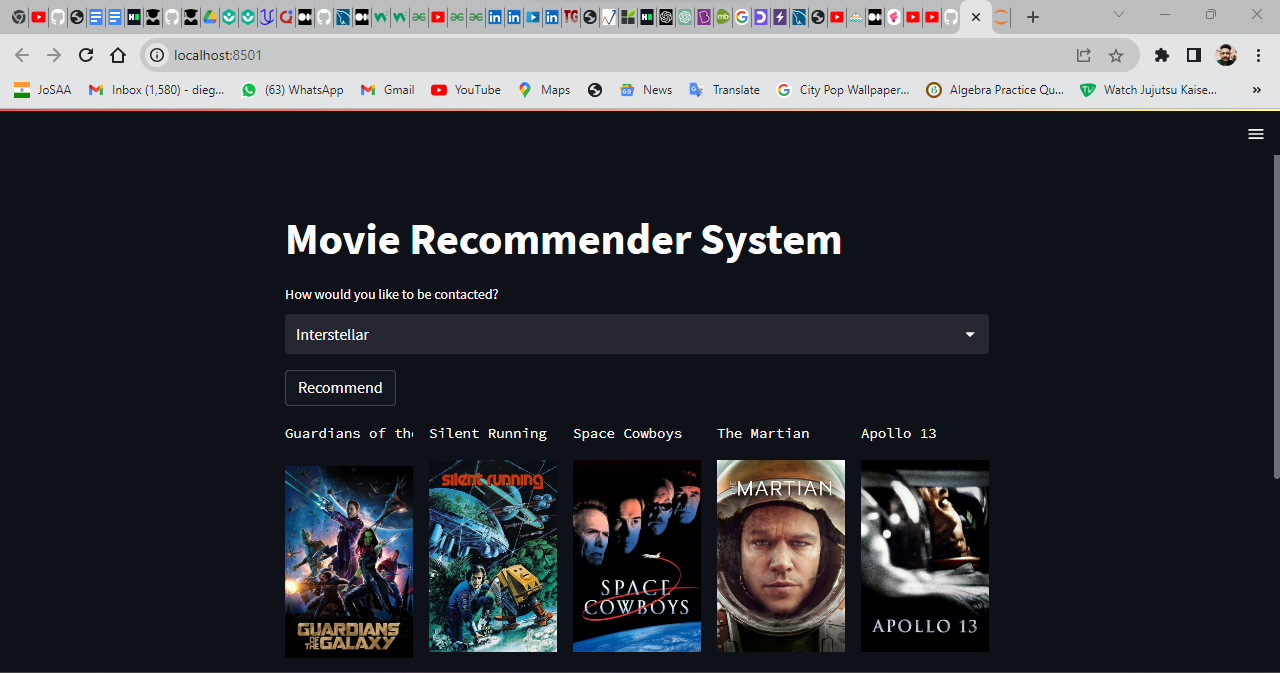 GitHub - SohamSengupta150601/Movie-Recommendation-System: A content based movie recommender ...