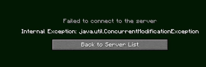 Using the Essential Mod, currently receiving errors when trying to join ...