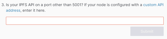 Add A Placeholder To The Api Url Textbox · Issue 1807 · Ipfsipfs Webui · Github
