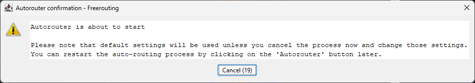 KiCad plugin: edit configuration before starting auto-routing · Issue ...
