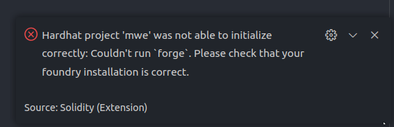 hardhat-foundry plugin raises "Couldn't run forge" · Issue #3855 · NomicFoundation/hardhat · GitHub