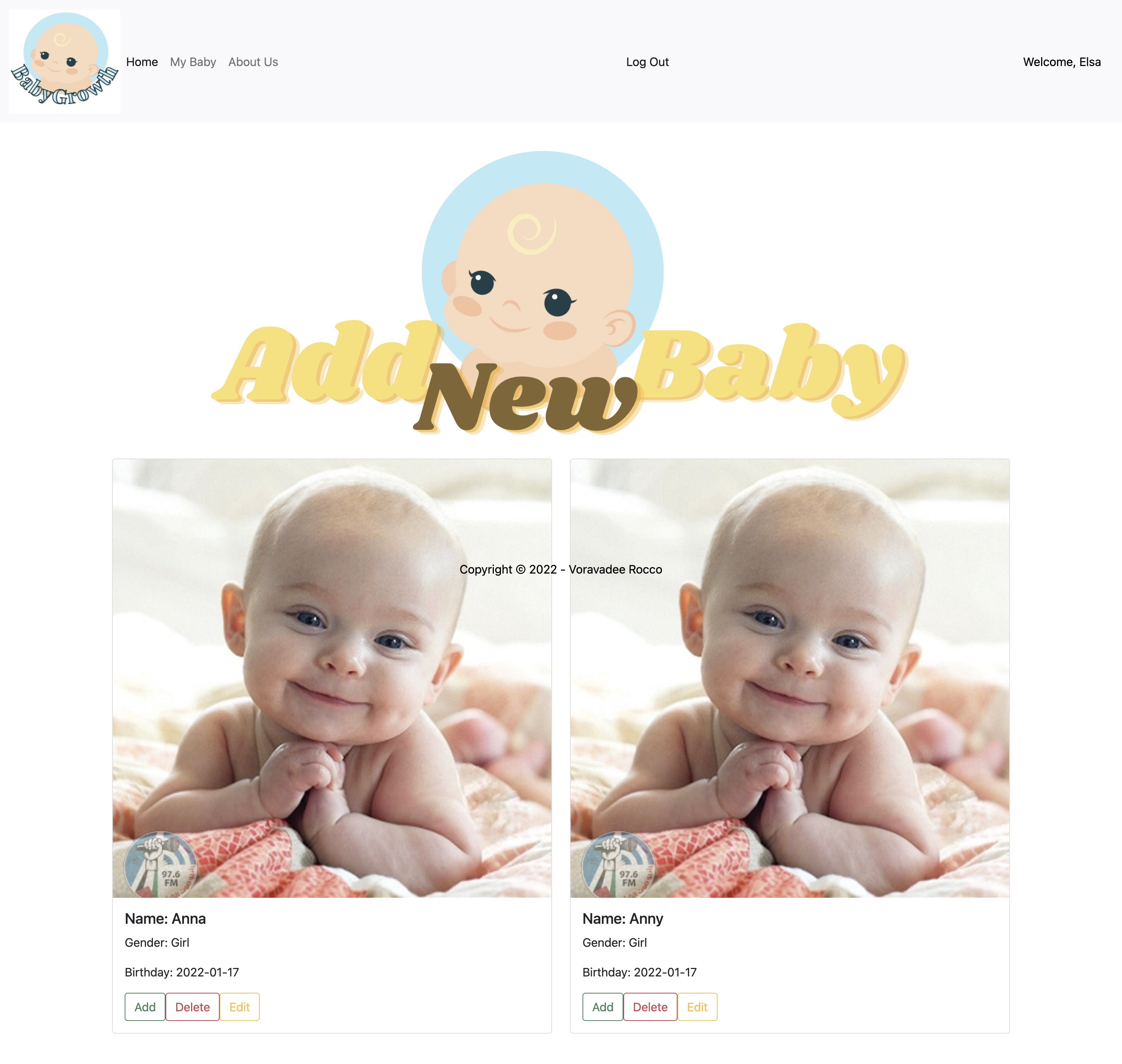 GitHub - vorarocco/BabyGrowth: Baby Tracker App