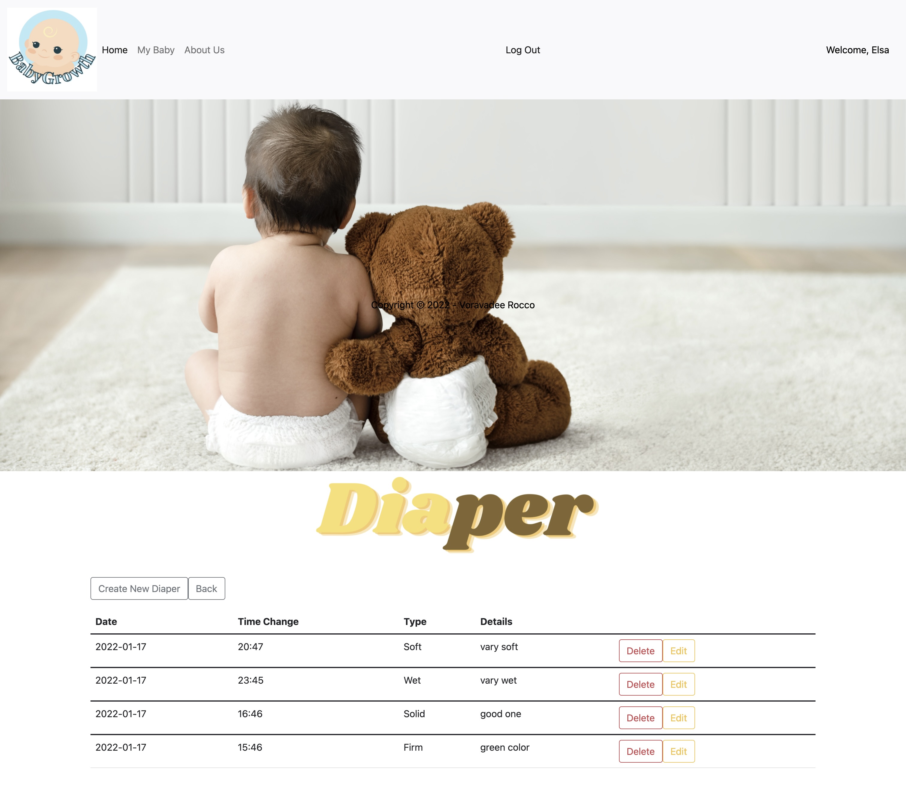 GitHub - vorarocco/BabyGrowth: Baby Tracker App