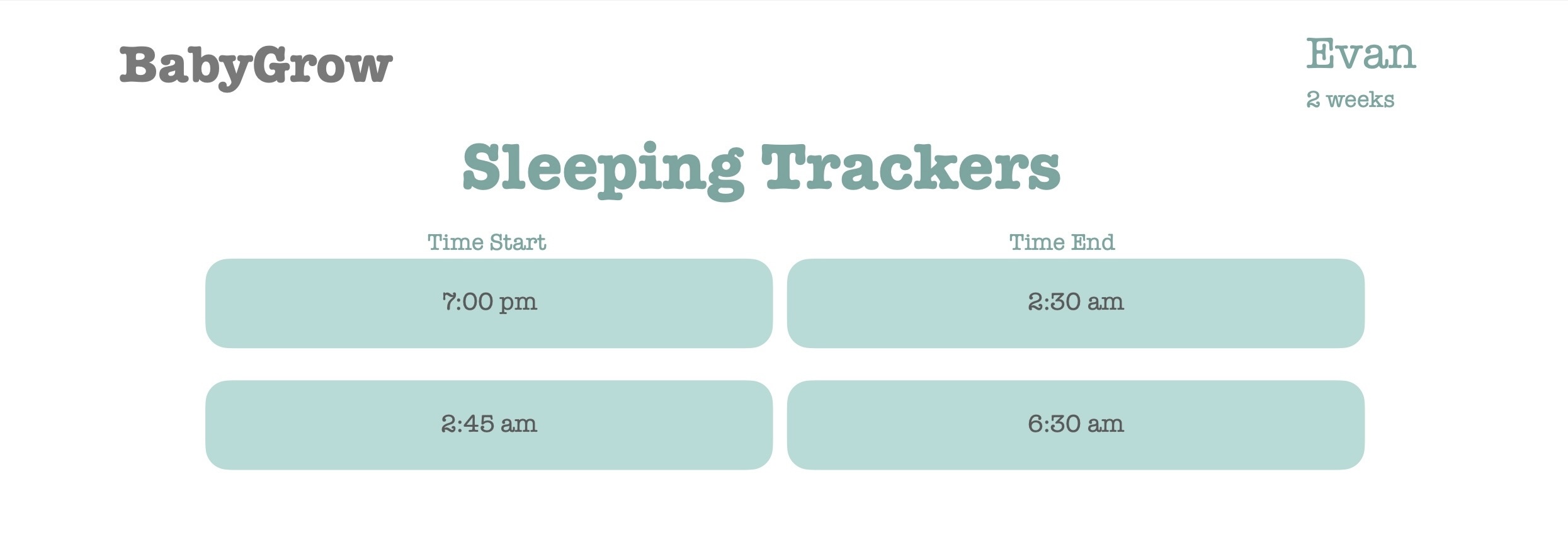 GitHub - vorarocco/BabyGrowth: Baby Tracker App