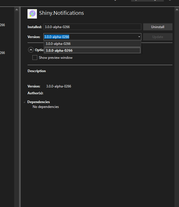 [Bug]: Shiny.Notifications version 3.0.0-alpha-0266 - Can not send multiple notifications with ...