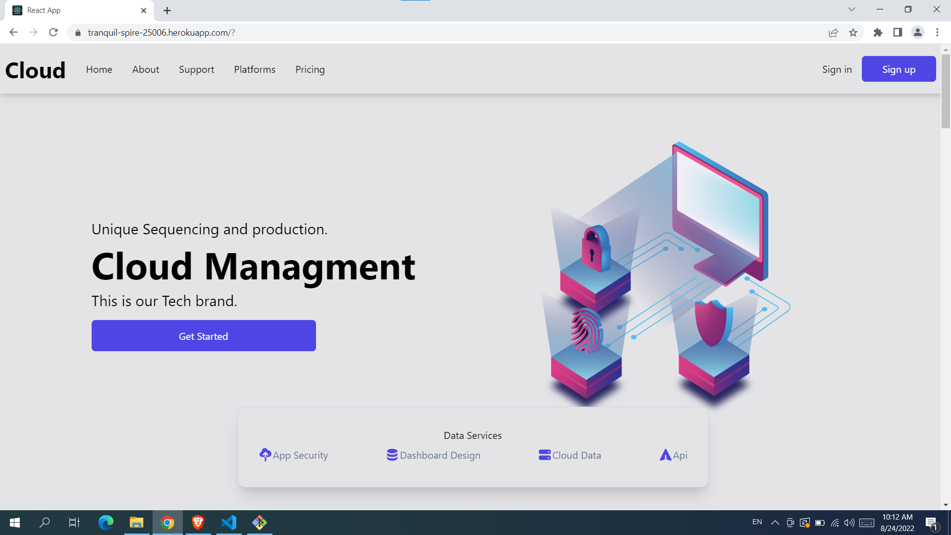 GitHub - ArminBabic/Cloud-Management: React and Tailwind CSS