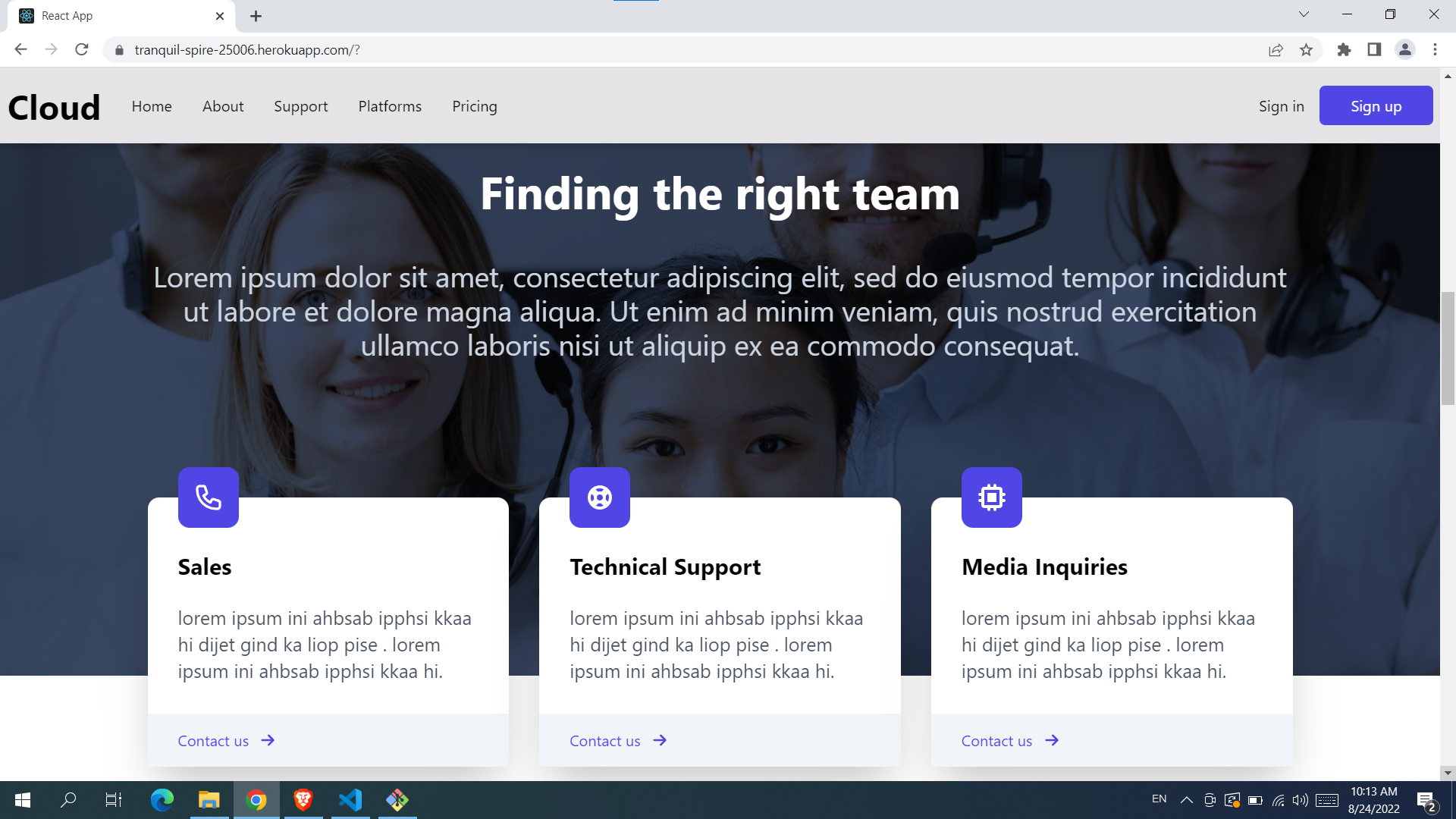 GitHub - ArminBabic/Cloud-Management: React and Tailwind CSS