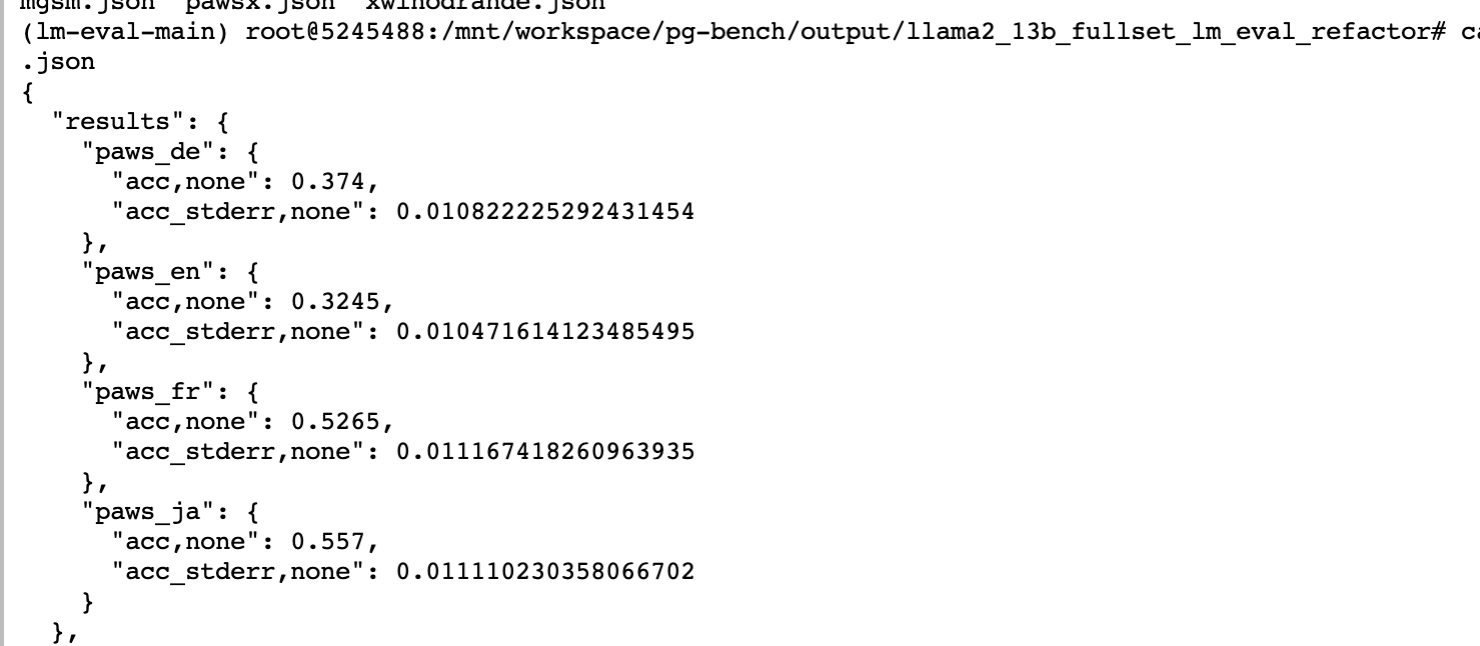 PAWS-X Scores Significantly Differ between `master` vs `big-refactor` · Issue #928 · EleutherAI ...