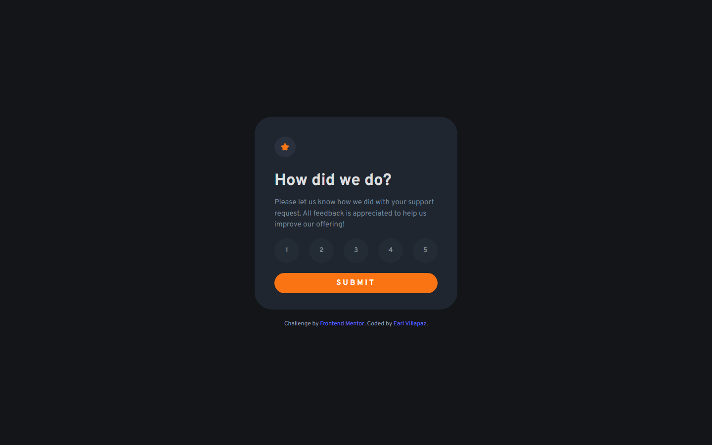 GitHub - iEarlG/interactive-rating-component-main: A 30 Days Coding Fun ... GitHub - iEarlG/interactive-rating-component-main: A 30 Days Coding Fun ...