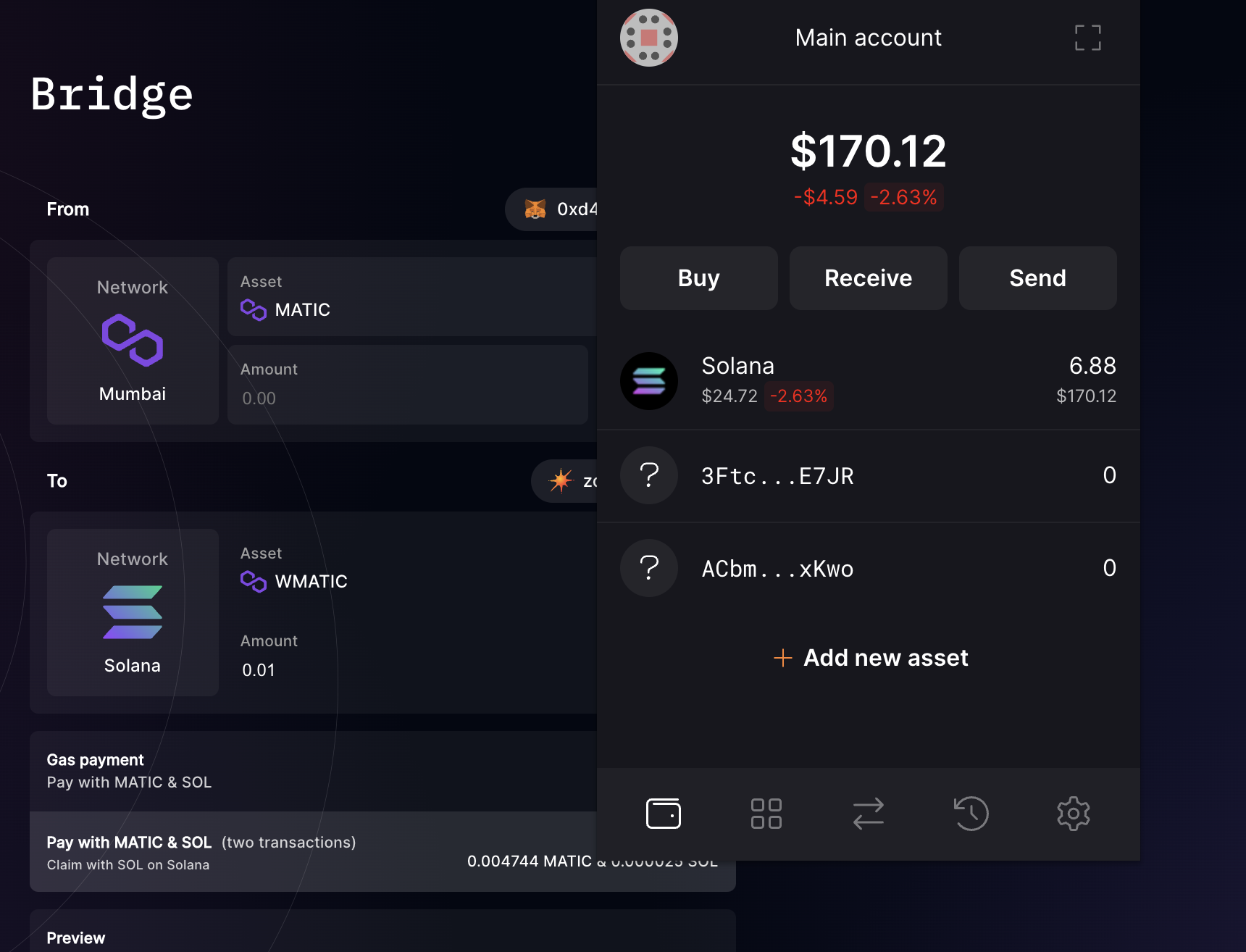 Bug: handle Solana transfers when the associated token account doesn't exist · Issue #278 ...