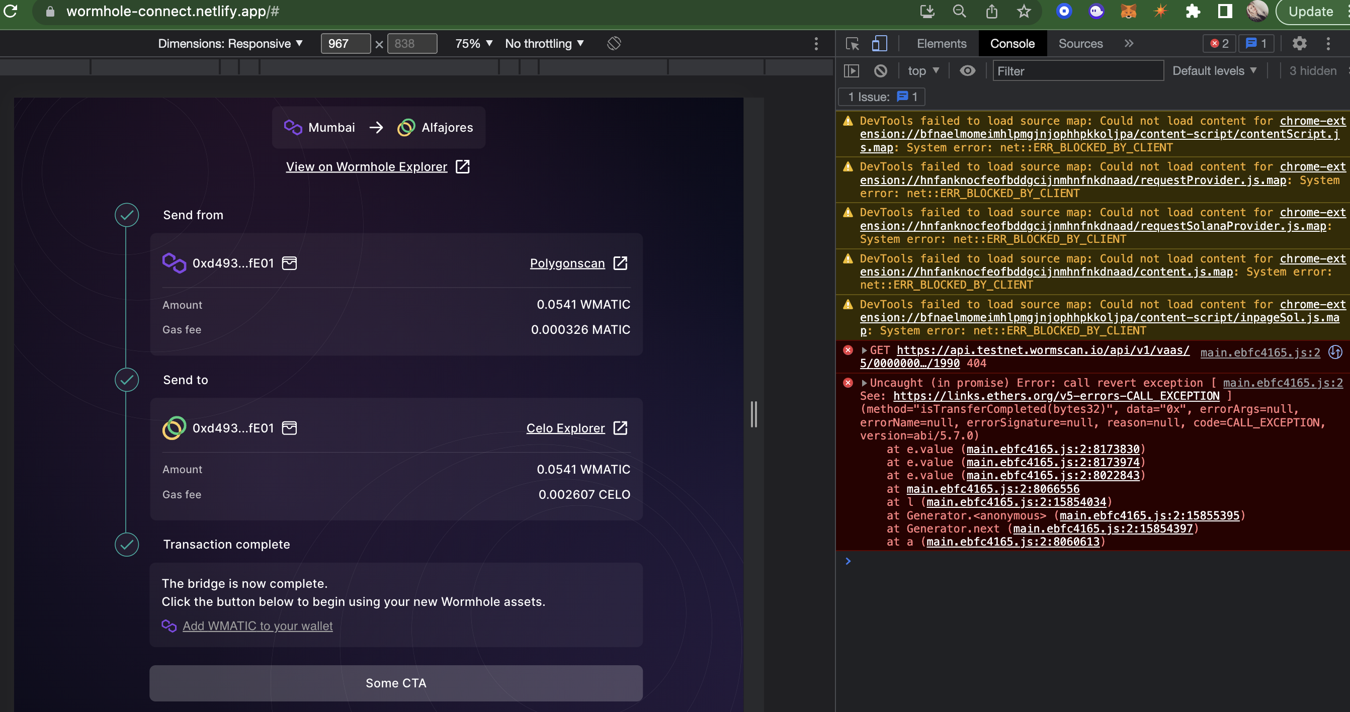 Remove console log output in production build · Issue #219 · wormhole-foundation/wormhole ...