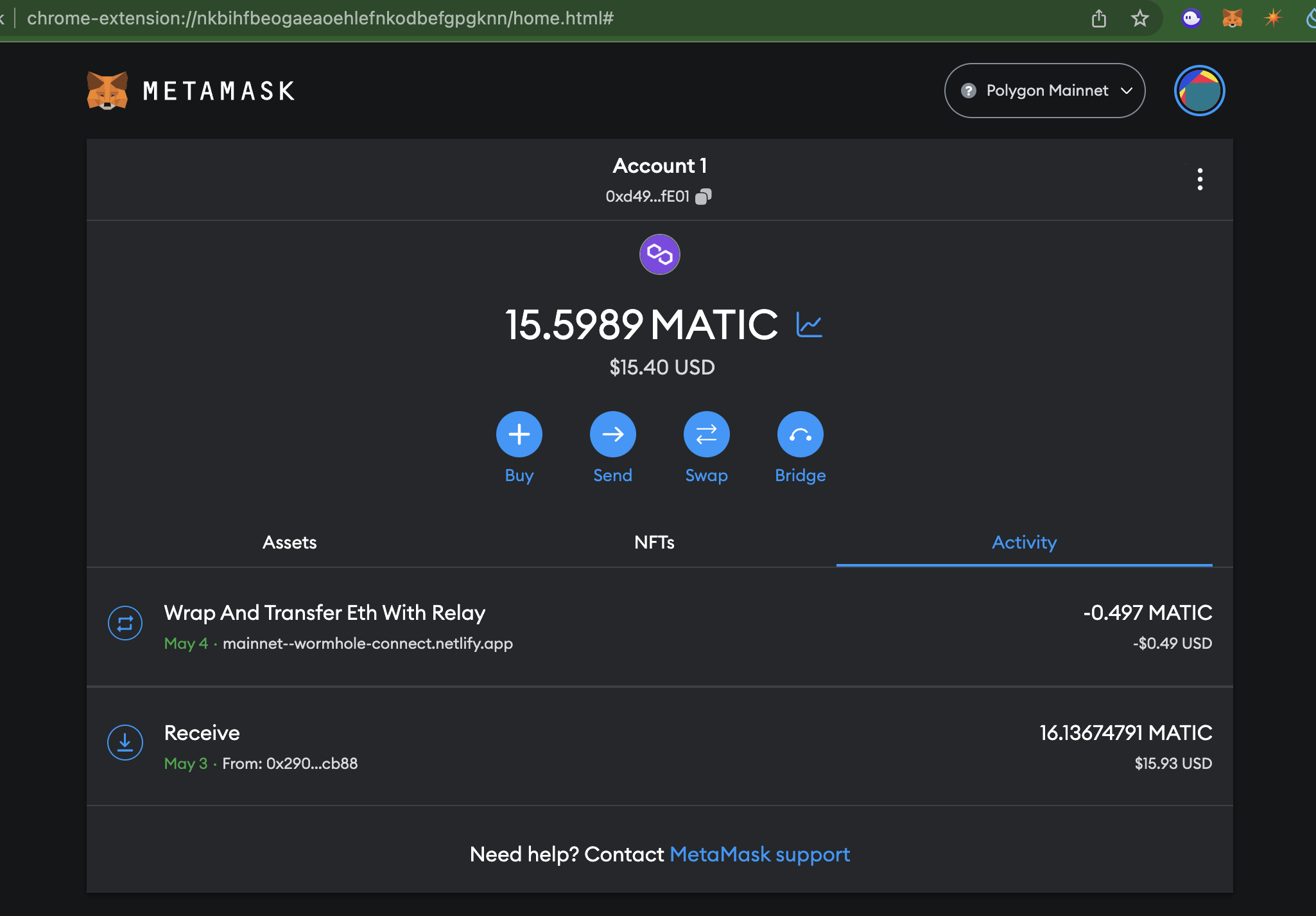 [QA] “Error: missing revert data in call exception” is displayed in Console · Issue #228 ...