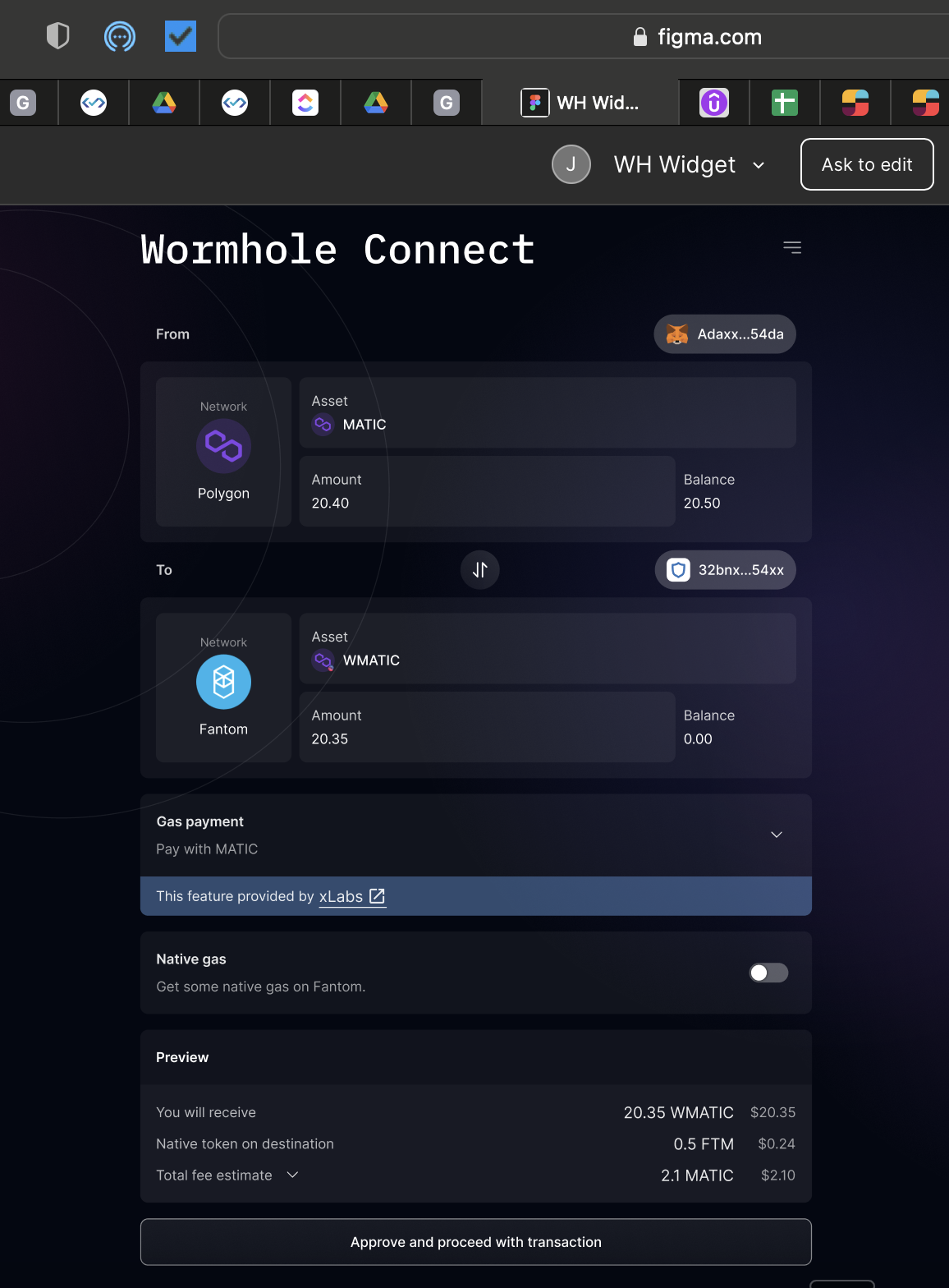 [QA] [Mainnet] Action buttons differs from Figma designs · Issue #592 · wormhole-foundation ...