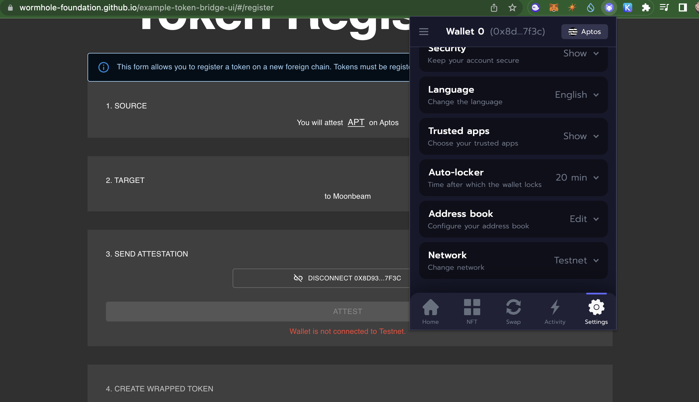 [QA] Cannot register token for multiple transactions · Issue #648 · wormhole-foundation/wormhole ...