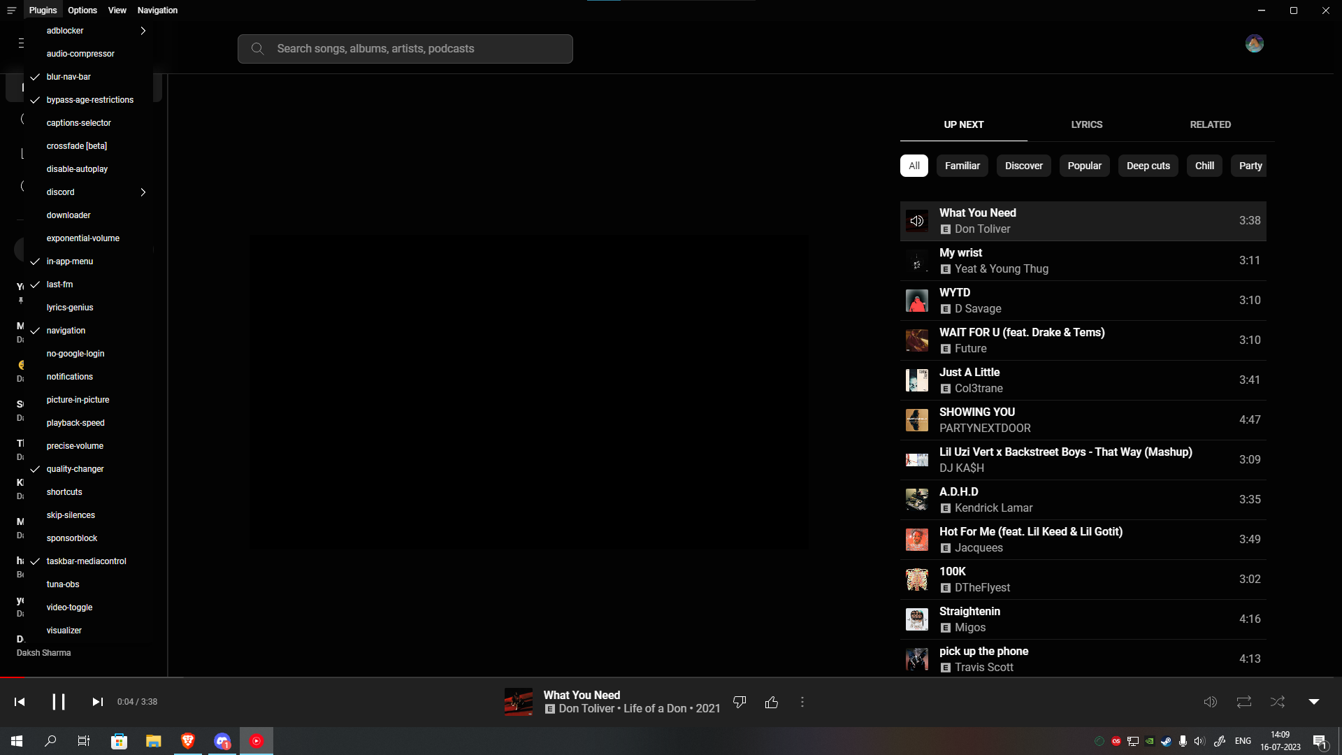 Album cover turning black while plugin 'bypass-age-restrictions' is turned on · Issue #1205 · th ...