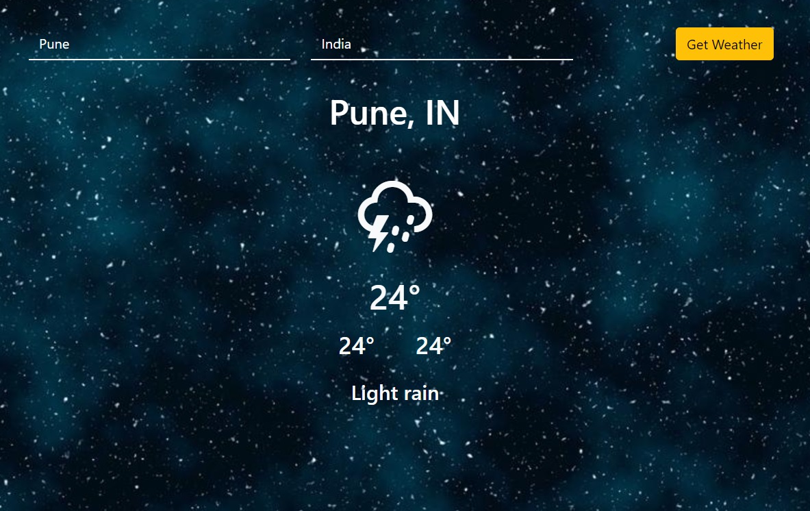 GitHub - rushikesh-mahamuni/Weather-Application