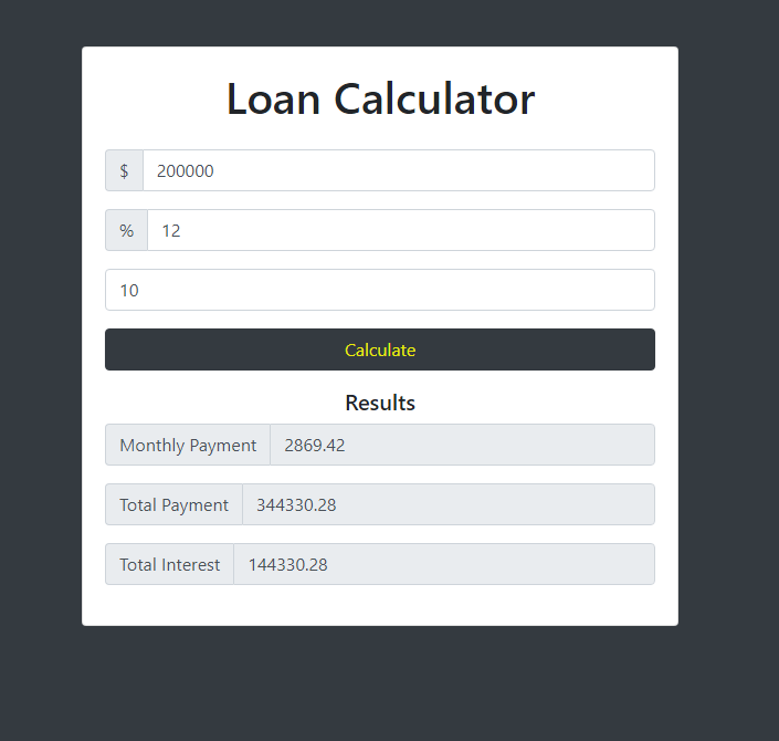 GitHub - rushikesh-mahamuni/Loan-Calculator