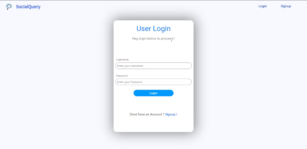 GitHub - VineeTagarwaL-code/SocialQuery: Forgot Your Question which was meant to asked to a ...
