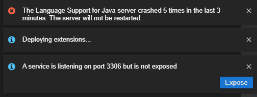 Java Language Server crashes · Issue #1079 · gitpod-io/gitpod · GitHub