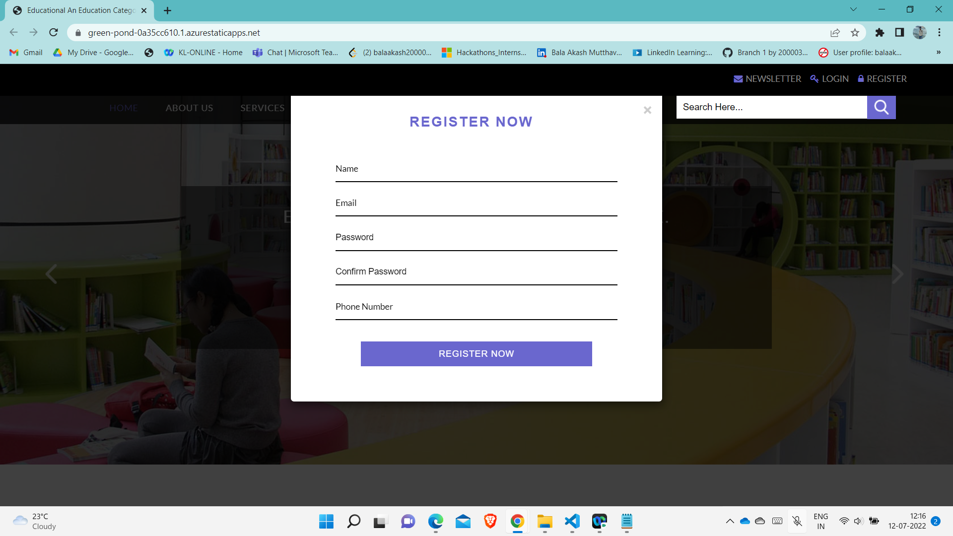 GitHub - BalaAkash2863/education: This is my final project for Future Ready Talent