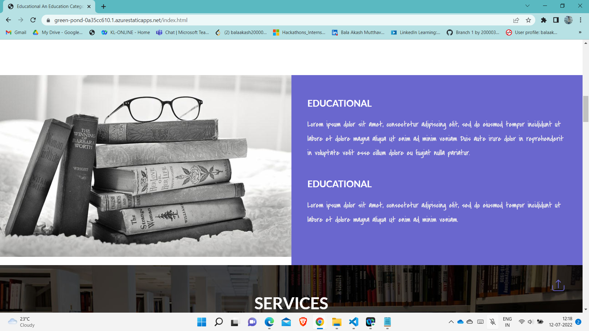 GitHub - BalaAkash2863/education: This is my final project for Future Ready Talent