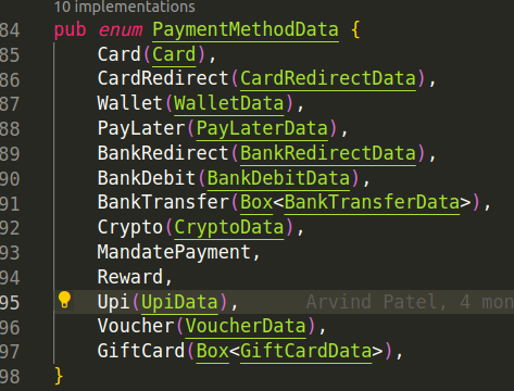 [REFACTOR]: [Cybersource] Remove Default Case Handling · Issue #2268 · juspay/hyperswitch · GitHub