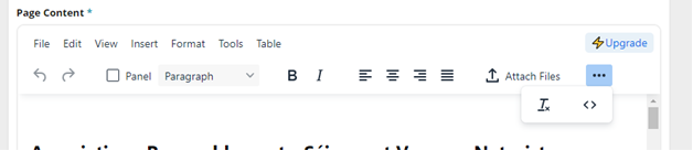 HTML page & Richtext Element - Editor menu bar- Missing "list" buttons · Issue #261 · humhub ...