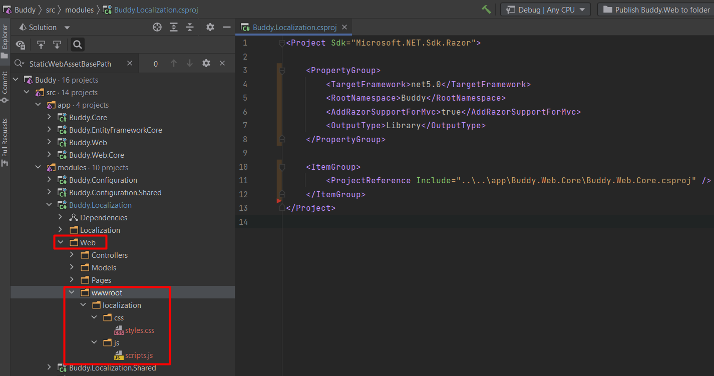 Question: Does RCL support changing wwwroot path? · Issue #37775 ...