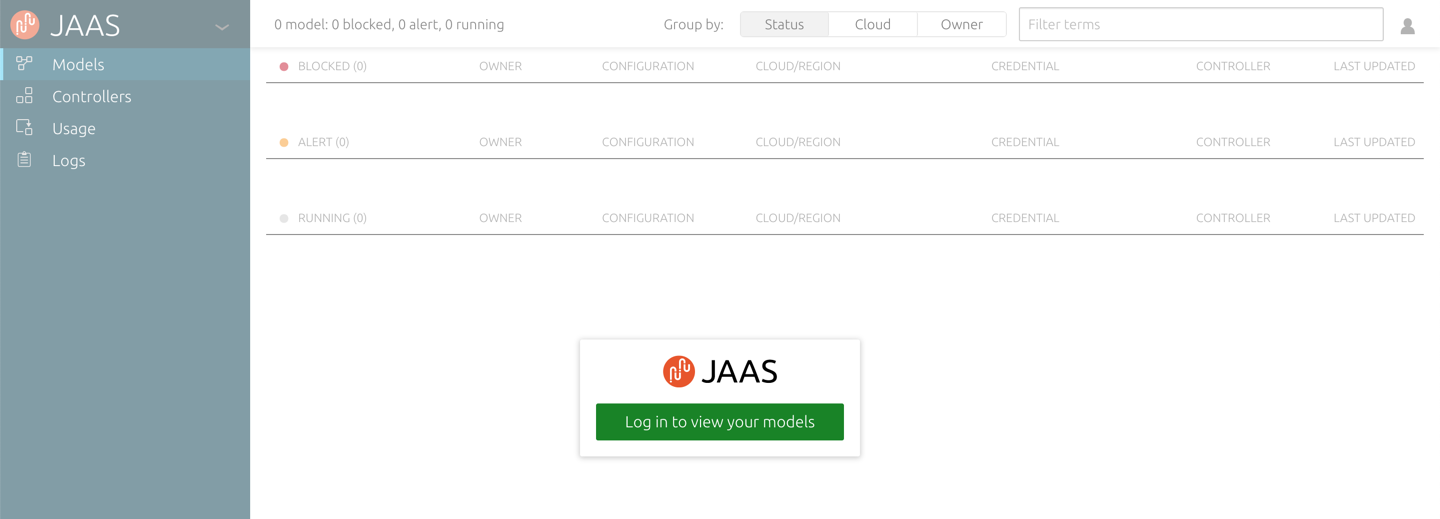 After logging out my models still display in the background. · Issue #218 · canonical/juju ...