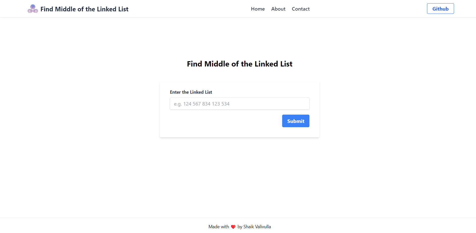 GitHub - Valivulla/find-middle-of-the-linked-list