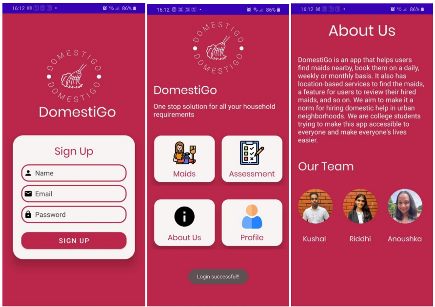 GitHub - Chaos25/DomestiGo_Maid_Management_App