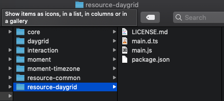 resource-daygrid/main.css does not exist but is mentioned in docs ...