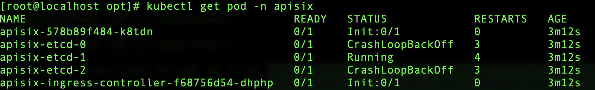 request help: ETCD cluster failed to start via Helm · Issue #5862 · apache/apisix · GitHub