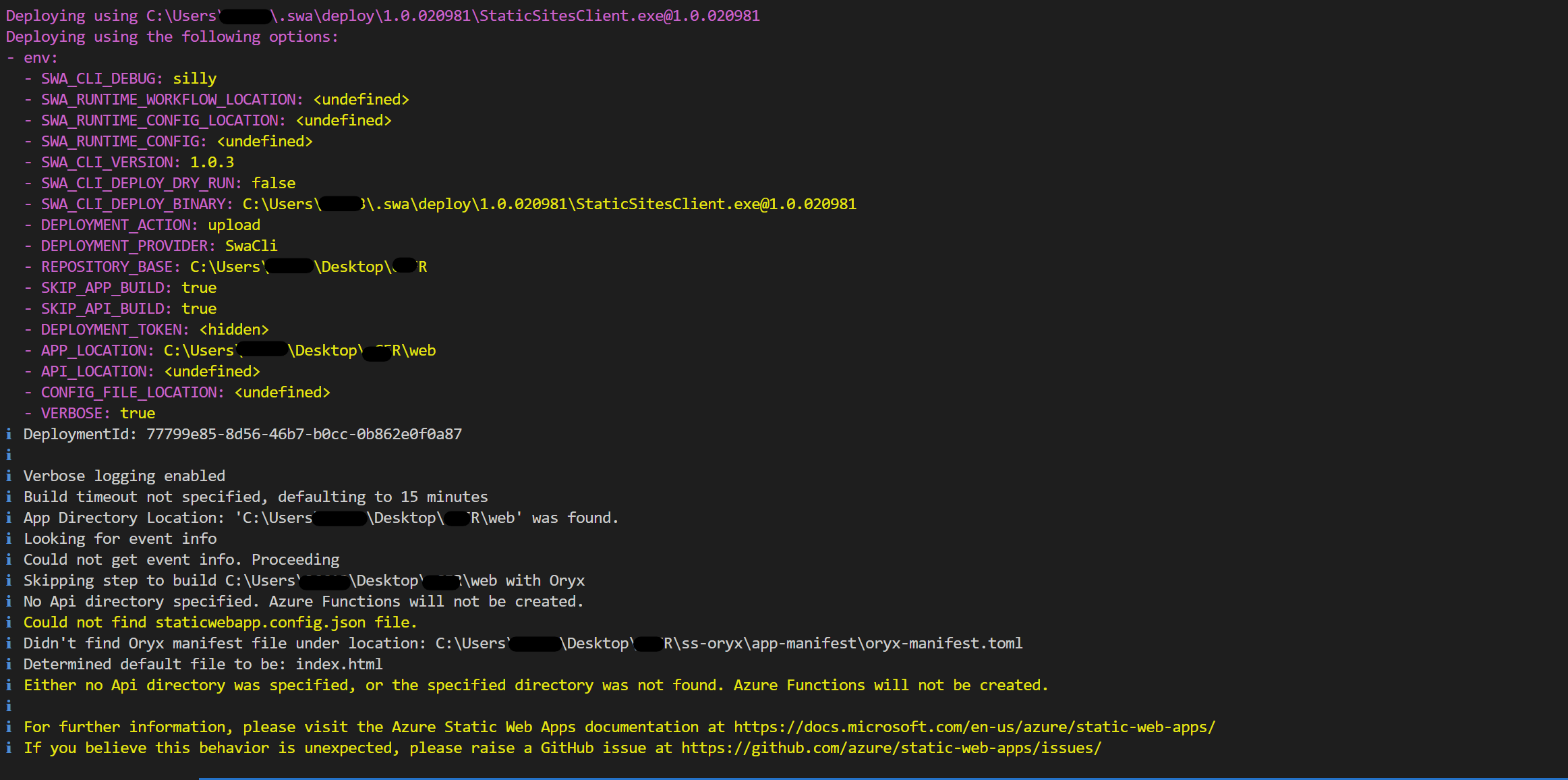 Deploy Command Fails When There Are Large Amount Files · Issue 611 · Azure Static Web Apps Cli