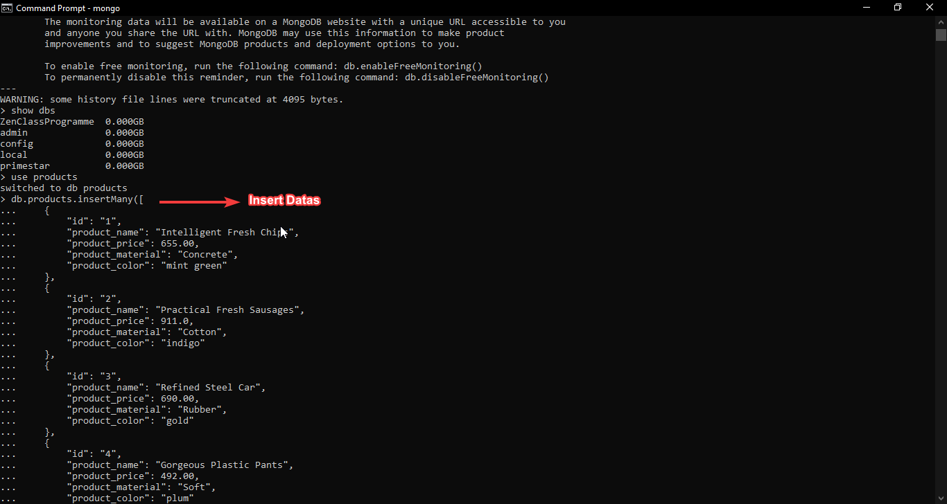 GitHub - Manoradha7/mongodb-pruduct-task