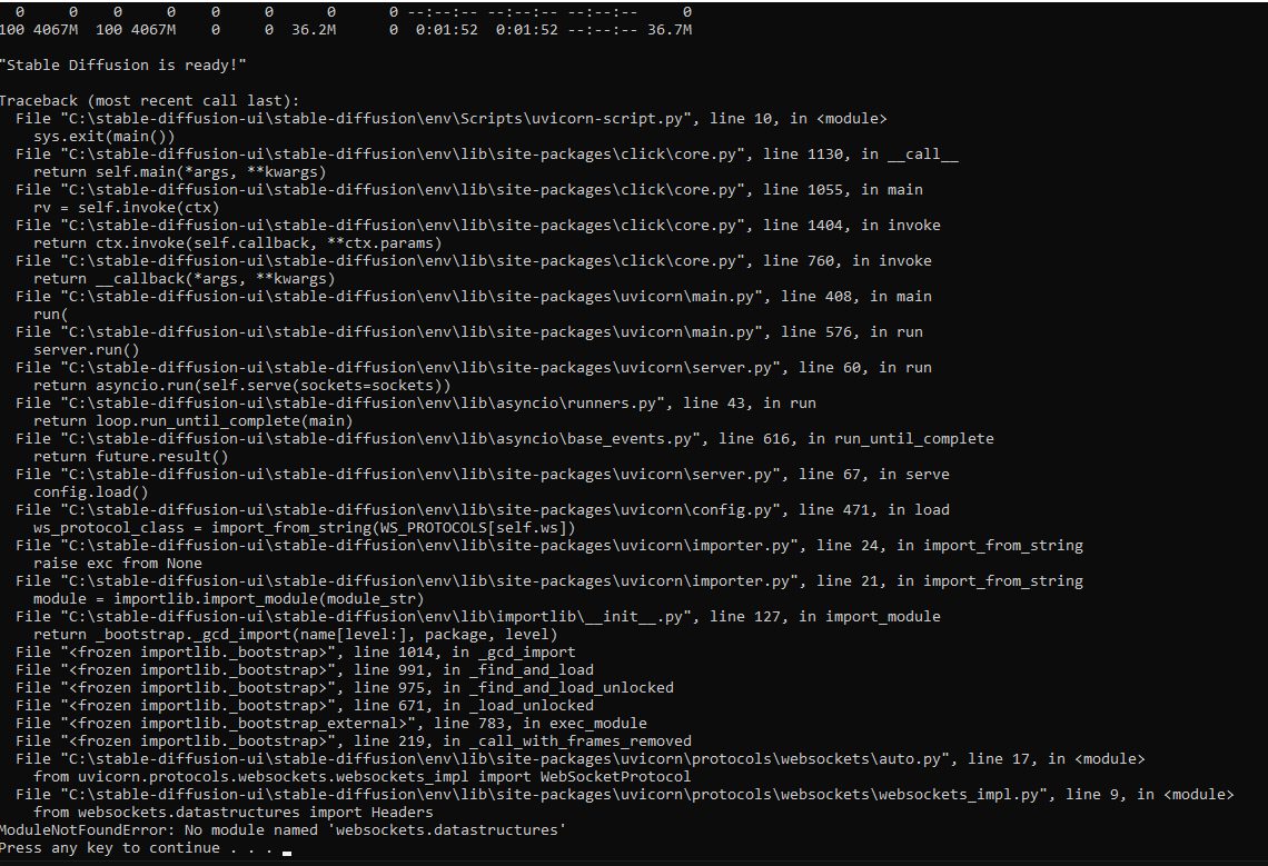 Modulenotfounderror No Module Named Websocket Youtube Riset