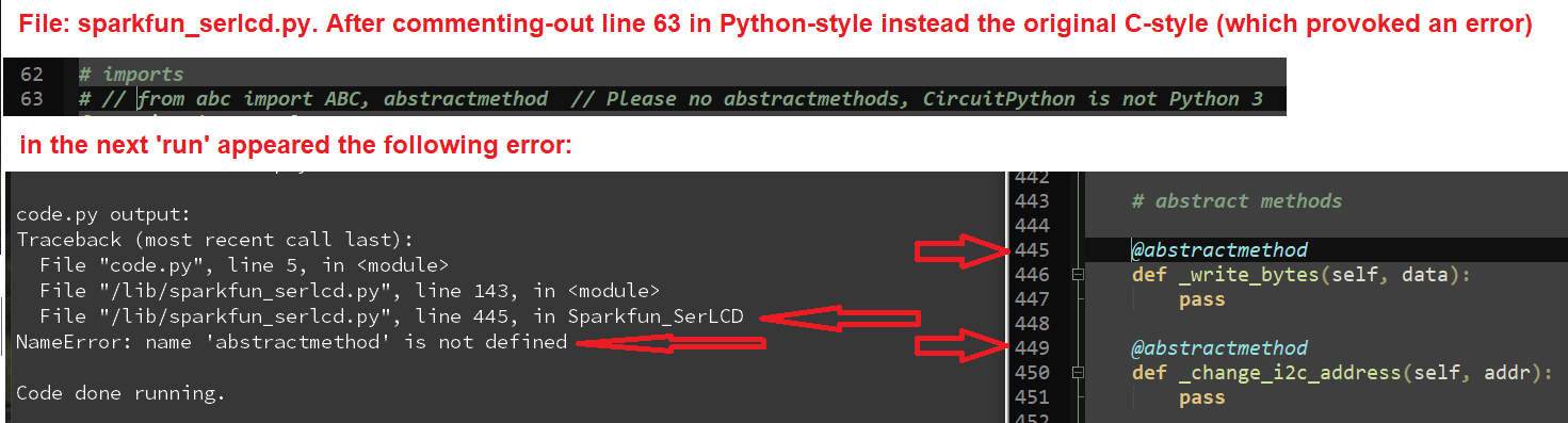 file sparkfun_serlcd.py various errors · Issue #8 · fourstix/Sparkfun ... file sparkfun_serlcd.py various errors · Issue #8 · fourstix/Sparkfun ...