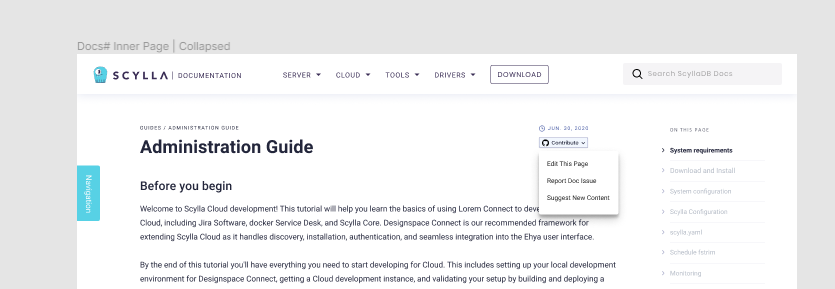 Collapsible navigation · Issue #193 · scylladb/sphinx-scylladb-theme · GitHub