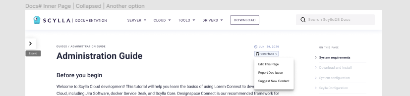 Collapsible Navigation · Issue 193 · Scylladbsphinx Scylladb Theme · Github