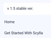 Text in version selector should be align to menu · Issue #257 · scylladb/sphinx-scylladb-theme ...