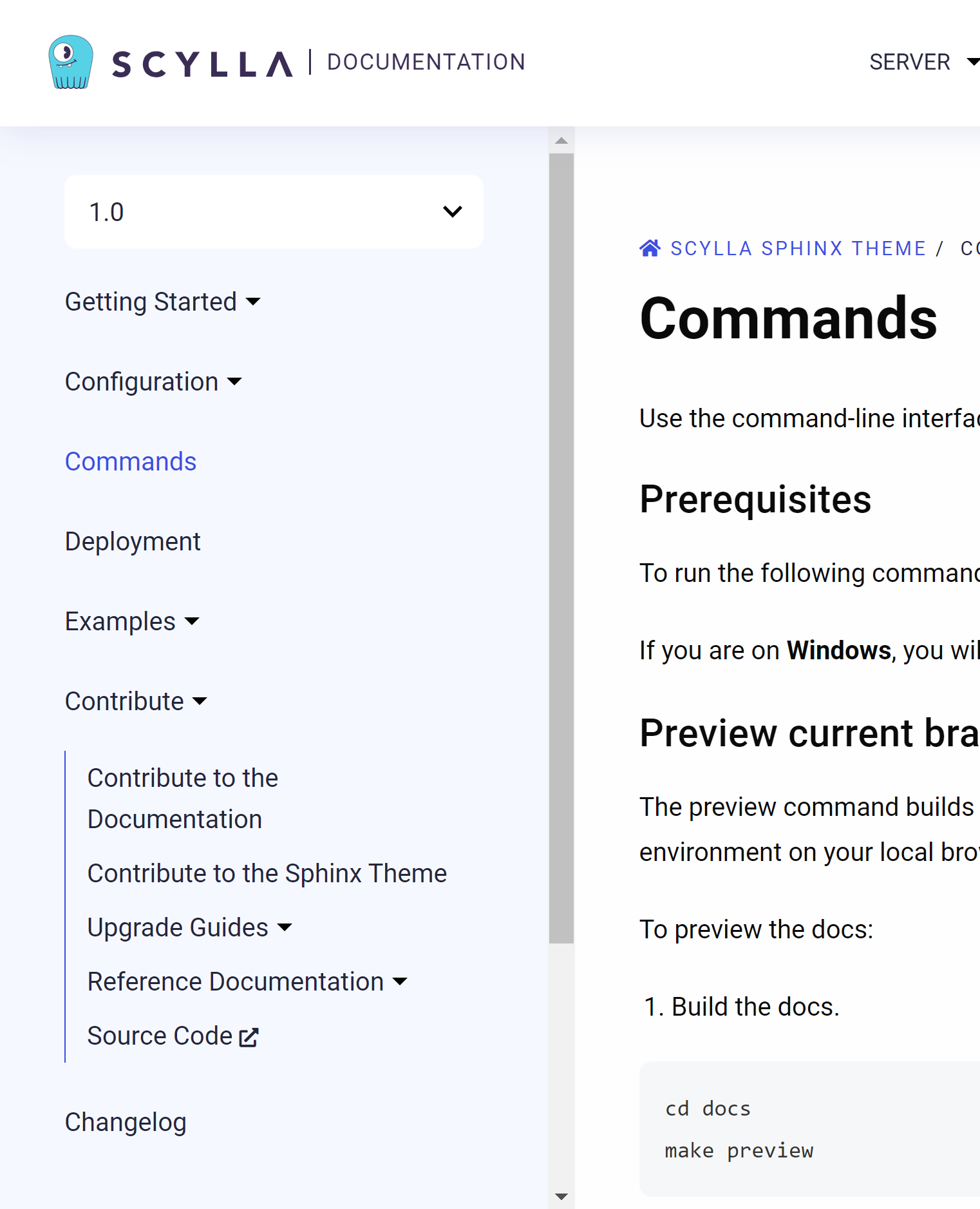 Add Custom Scrollbar · Issue 259 · Scylladbsphinx Scylladb Theme · Github