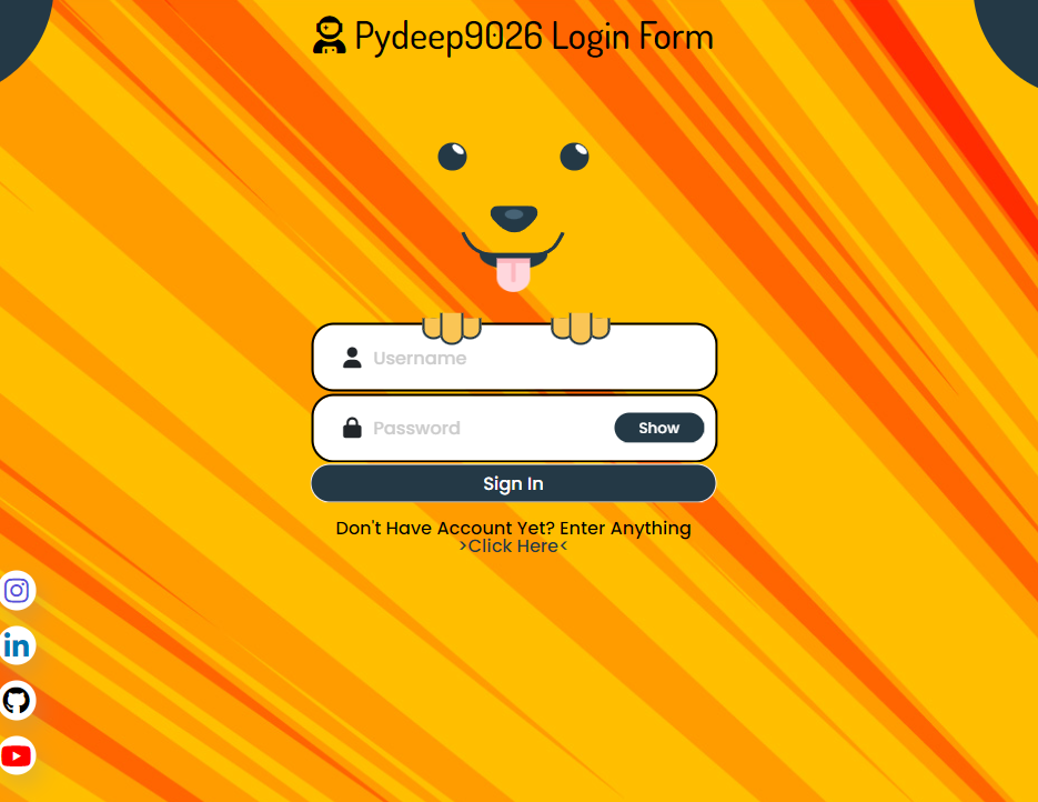 GitHub - pydeep9026/login_form