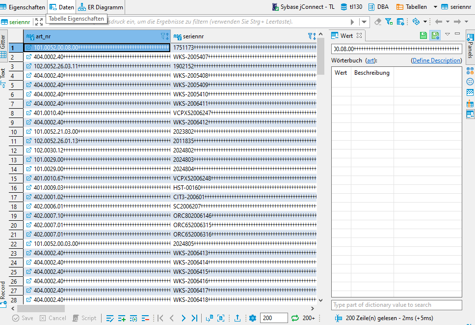strange chars (little cross) in result columns, SyBase jConnect driver · Issue #11518 · dbeaver ...