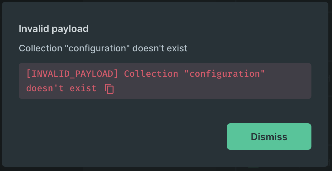 "Collection doesn't exist" when adding system fields to new collection · Issue #10381 · directus ...
