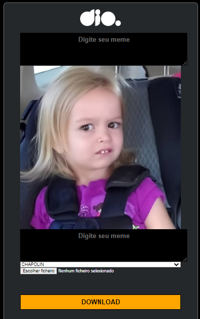 GitHub - PericlesDev/Gerador-de-Memes