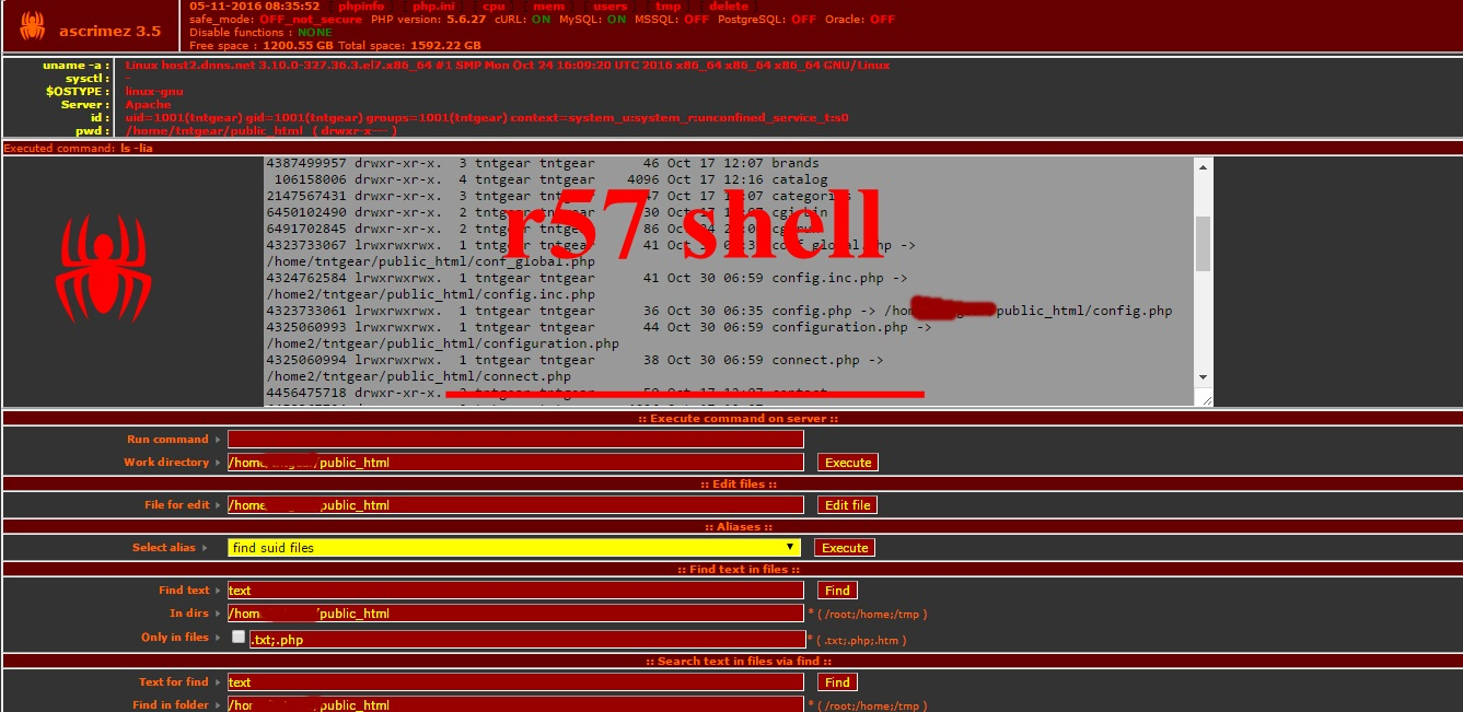 GitHub - h2bcode/r57-shell: r57 shell is the most used php shell in the ...