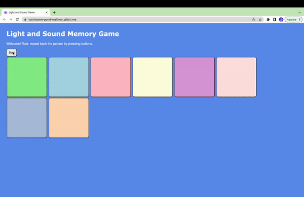 GitHub - yiyangw02/Light-Sound-Memory-game